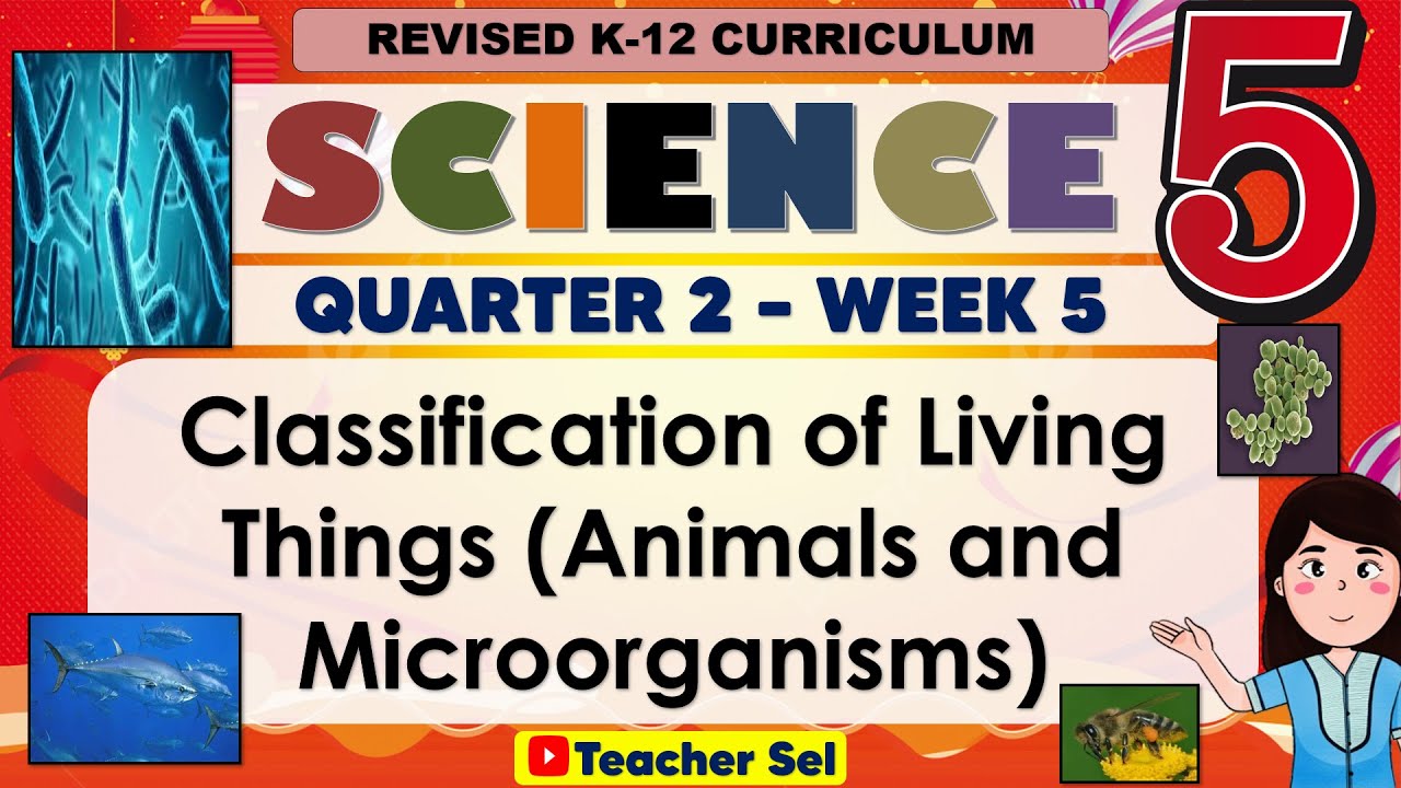 Science 5 Quarter 2 Week 5 Revised K-12 Classification of Living Things ...