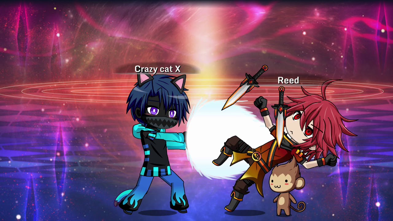 Crazy Cat Vs Reed Fight (Gacha Life) - YouTube