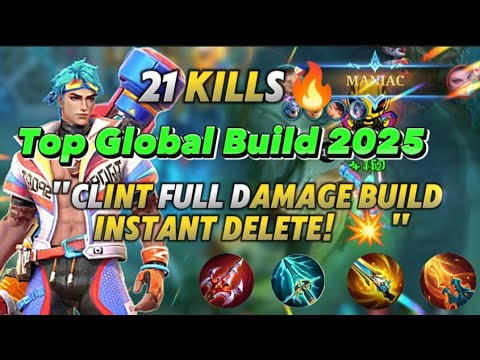 "Clint EPIC 2025 Gameplay & Best Build – Burst Damage Like a Pro ...