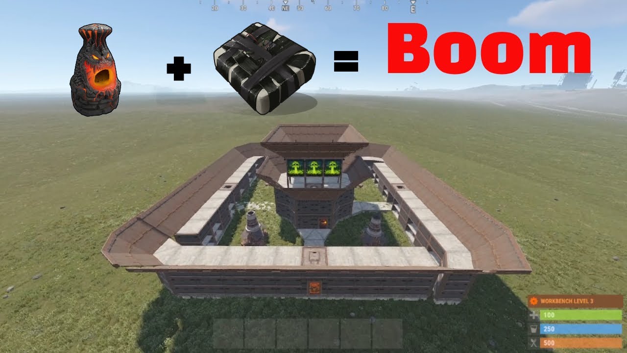 How to build a over powered C4 trap base in Rust - YouTube