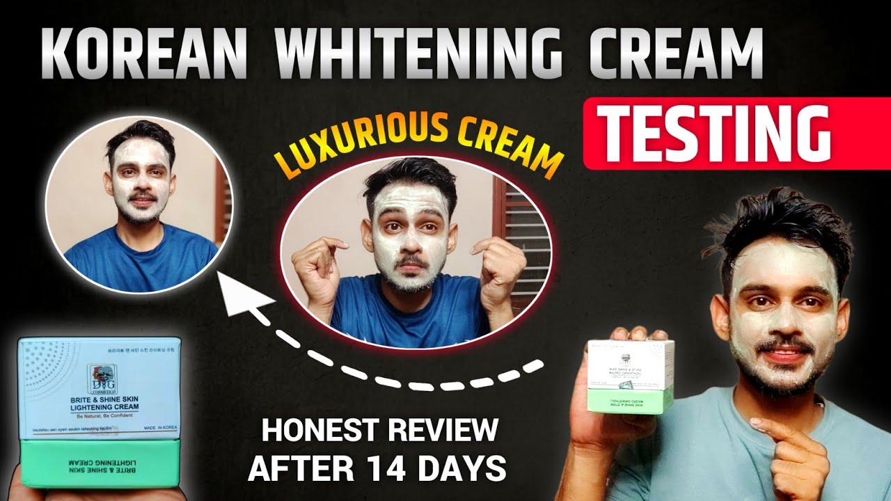 Korean skin whitening cream || DG cosmetic skin lightening cream ...