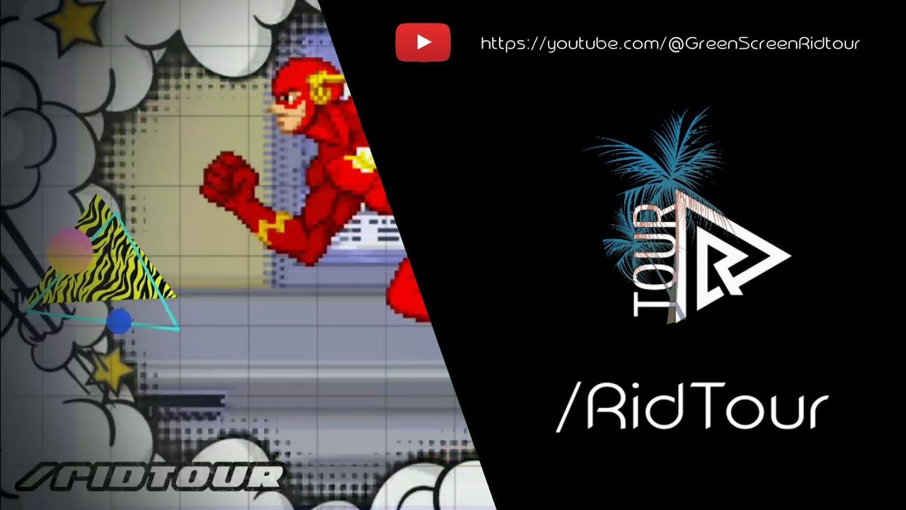 The Flash comic run_01_Blue Screen_RidTour - YouTube