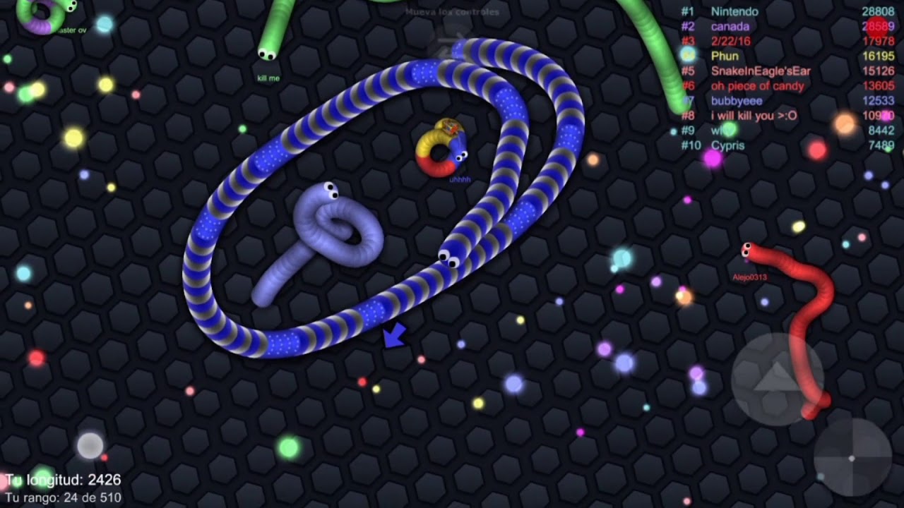 Slither.io- Juego de la Culebrita! - YouTube