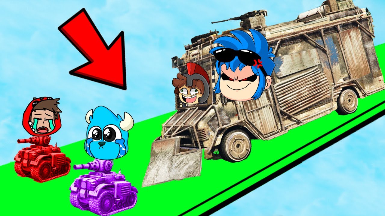 ¡NOS CONVERTIMOS EN MINI TANQUES FACE to FACE! en GTA 5 😱😱 CARA A CARA ...