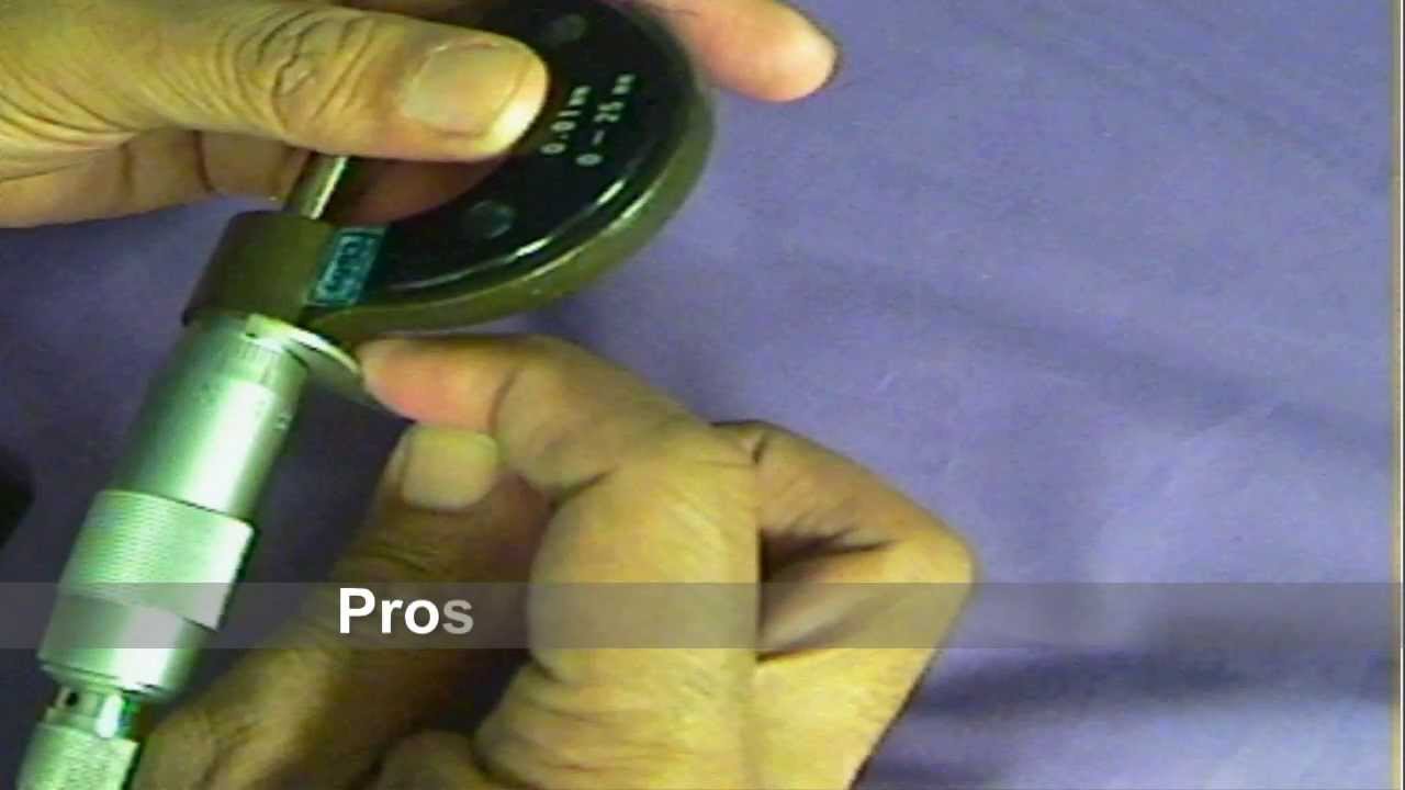 Tolok Skru Mikrometer - YouTube