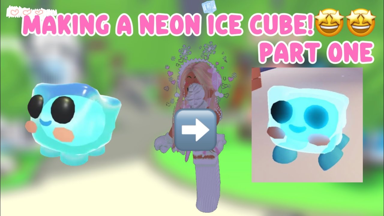 😱😱Making a neon ice cube😱😱 part 1🌷 - YouTube
