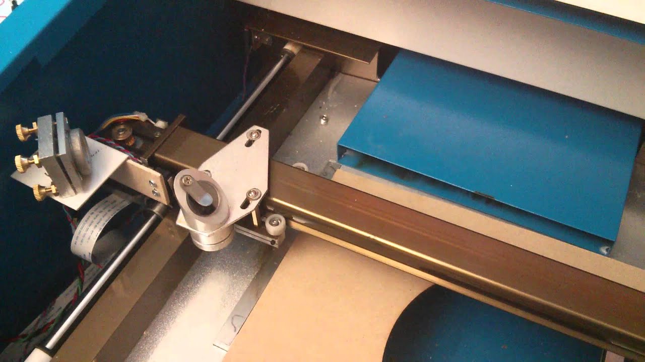 Laser Cutter Homing with TinyG Controller - YouTube