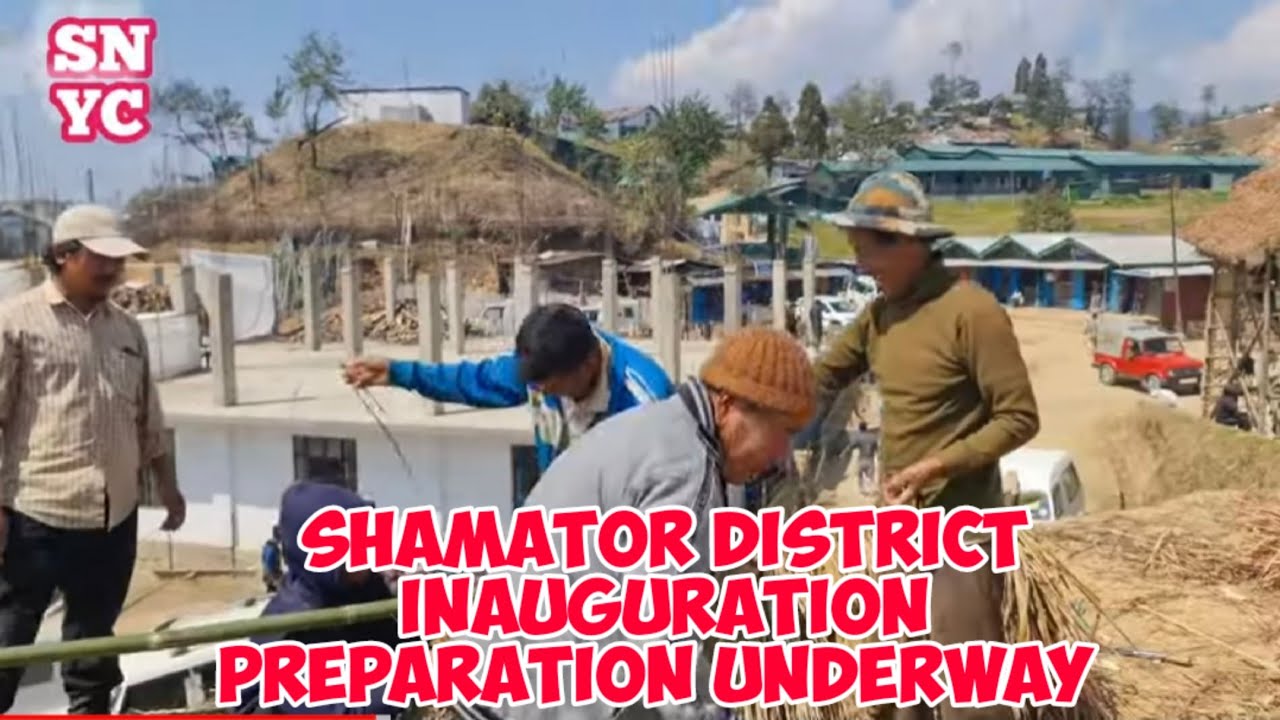 Shamator District Inauguration Preparation underway - YouTube