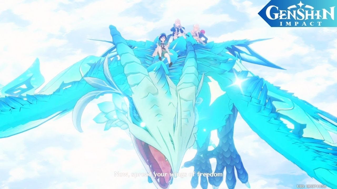 Dvalin Saves Venti And The Others Cutscene 4K Genshin Impact - YouTube