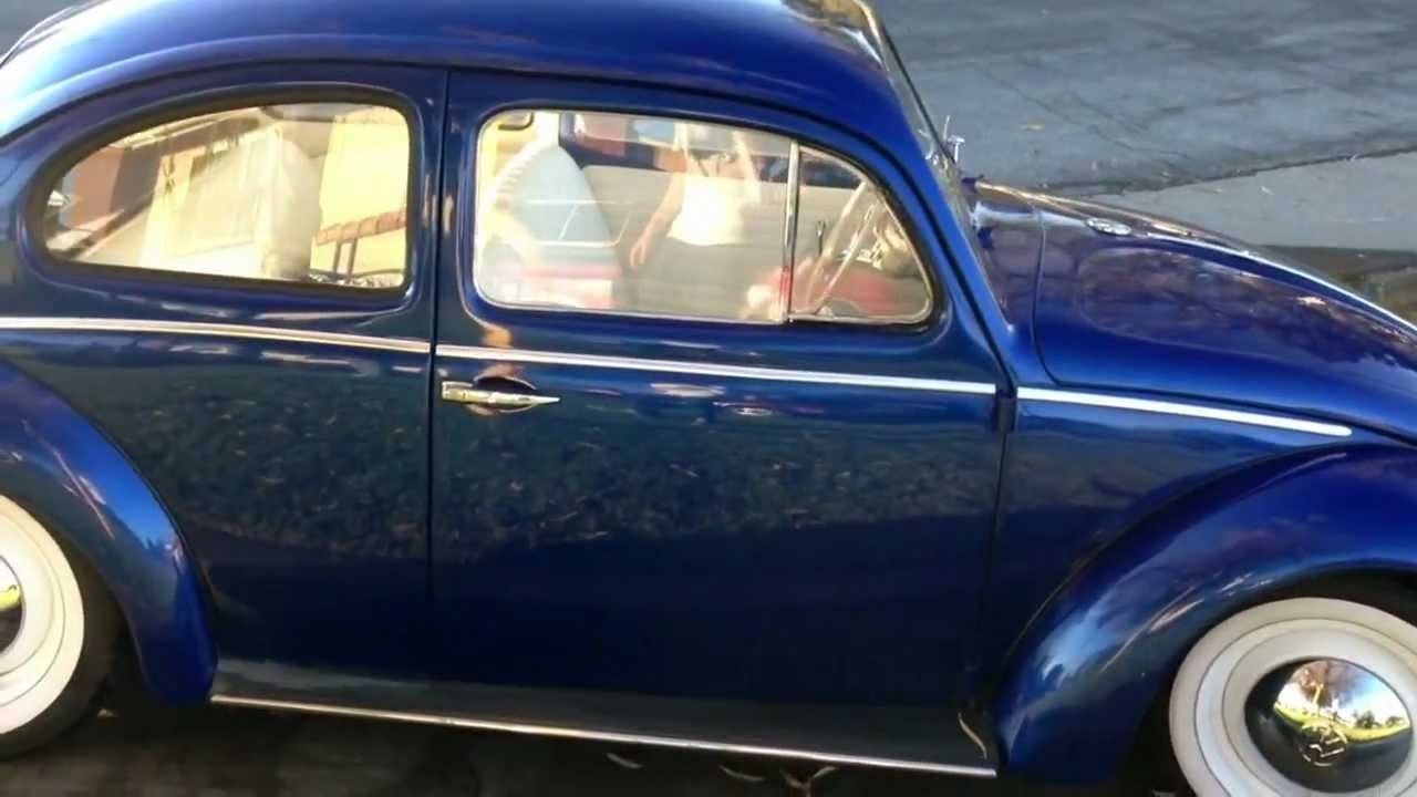1963 VW Beetle 1600cc "Dodger Blue" - YouTube