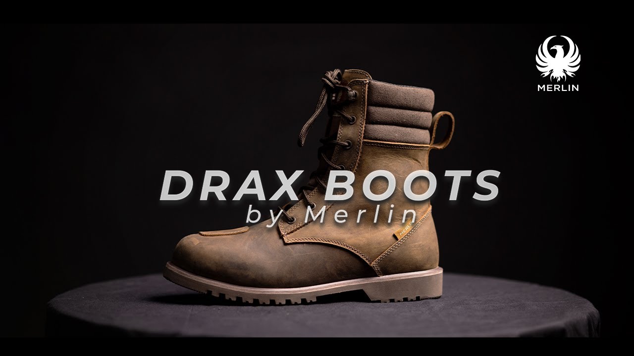Merlin G24 Drax Motorcycle Boots - YouTube