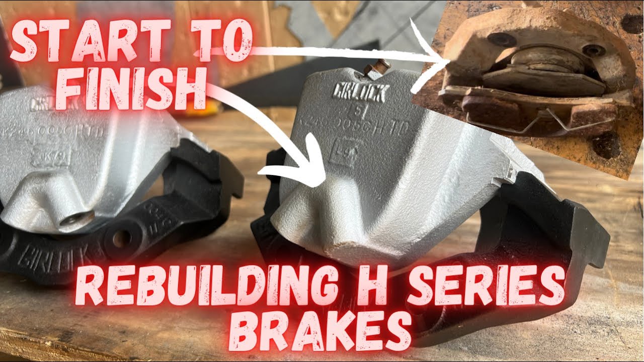 Rebuilding H SERIES front brakes - HJ WAGON BEATER BUILD EP3 - YouTube