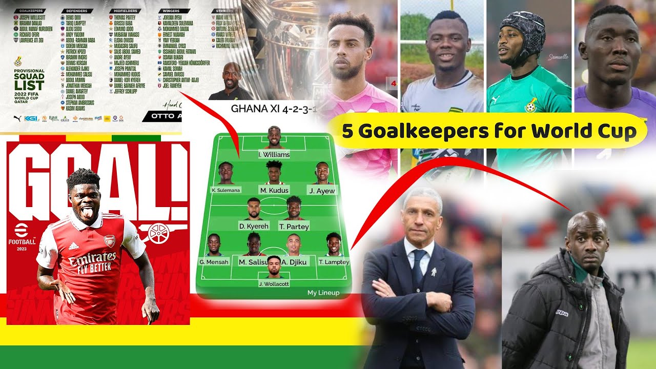 LEAKED 26 - MAN BLACK STAR SQUAD FOR THE WORLD CUP. CHECK THE LIST ...