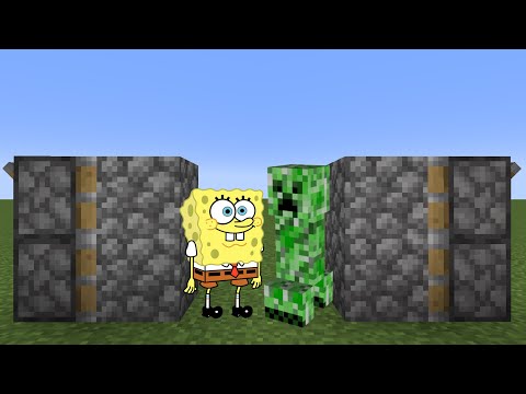 What happens if you combine Spongebob with a creeper?