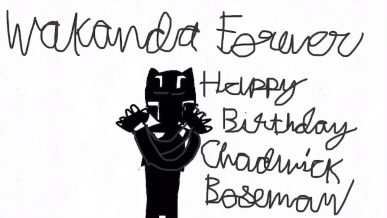 Happy birthday Chadwick Boseman - YouTube