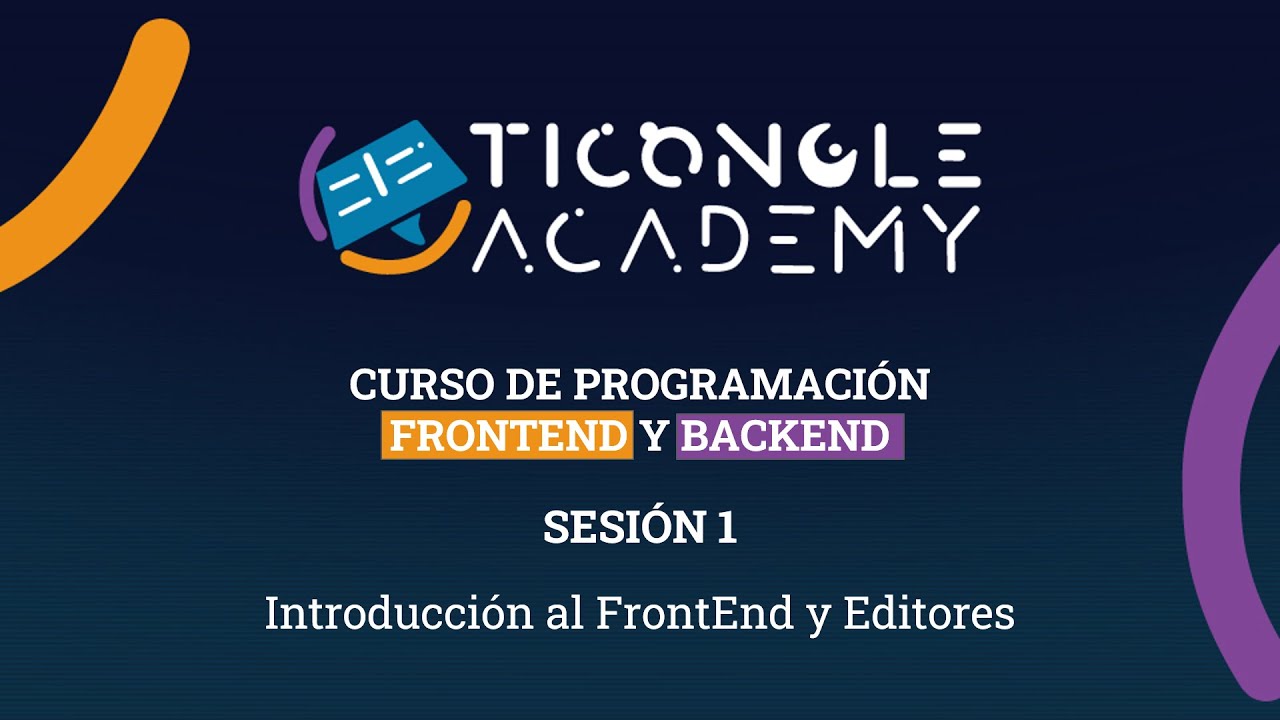 Sesión teórica 1 - Introducción al FrontEnd y Editores - YouTube