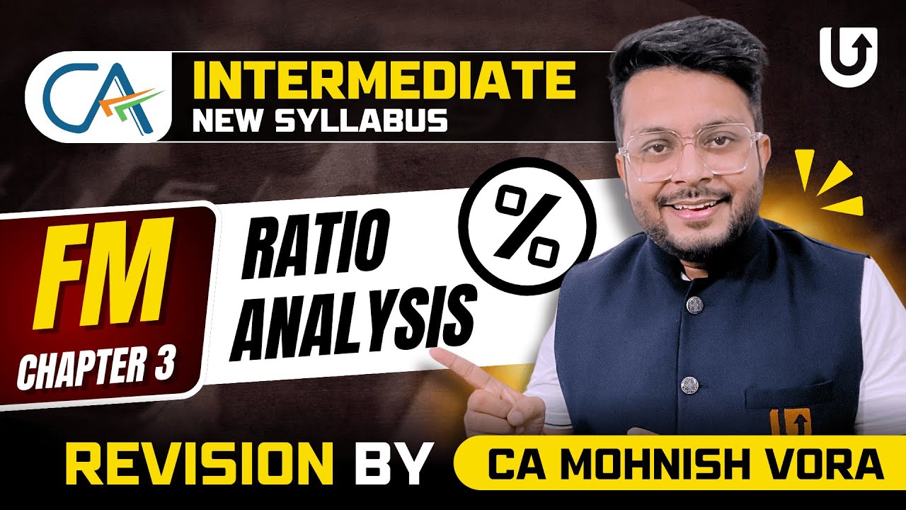 Ratio Analysis Revision | FM Chapter 3 | CA Inter New Syllabus | CA ...