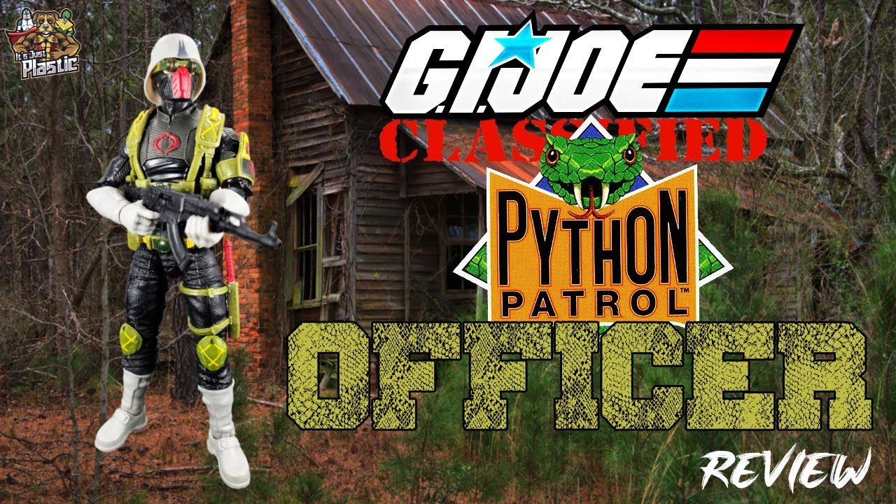 G.I. JOE CLASSIFIED PYTHON PATROL COBRA OFFICER UNBOXING / FIGURE ...