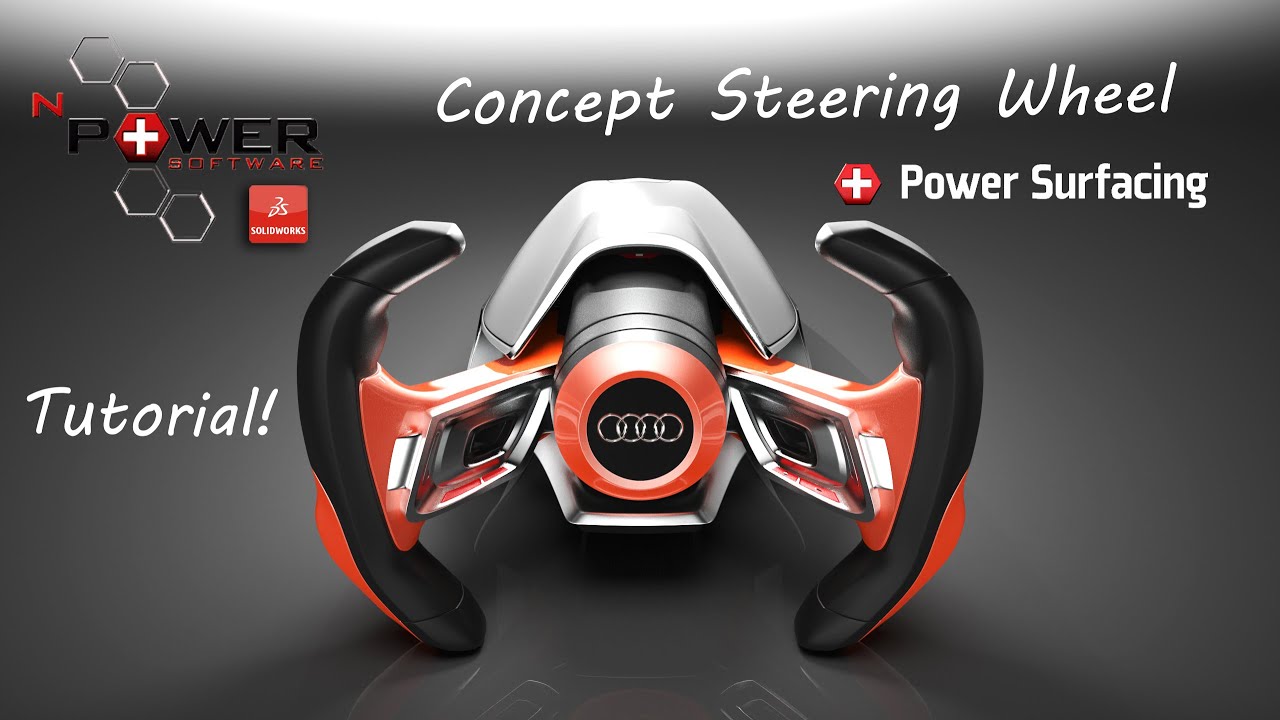 Concept Steering Wheel | SolidWorks Tutorial - YouTube