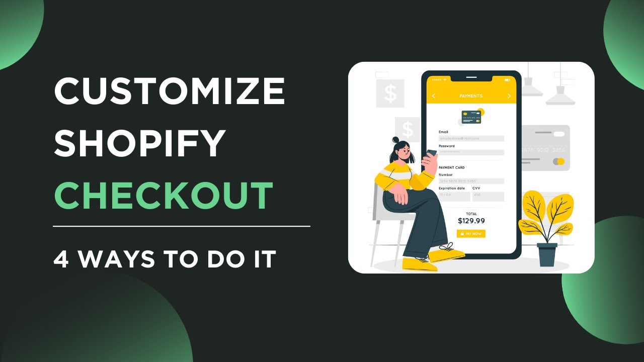How to Customize Your Shopify Store's Checkout Page - YouTube