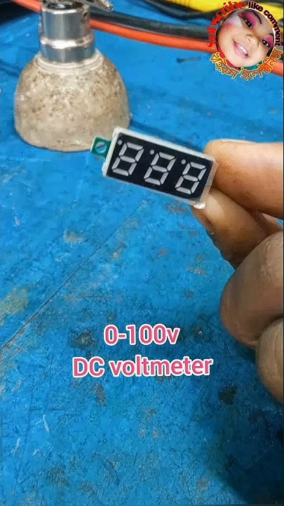 how to make a 0-100V DC voltmeter#short #viralshorts - YouTube