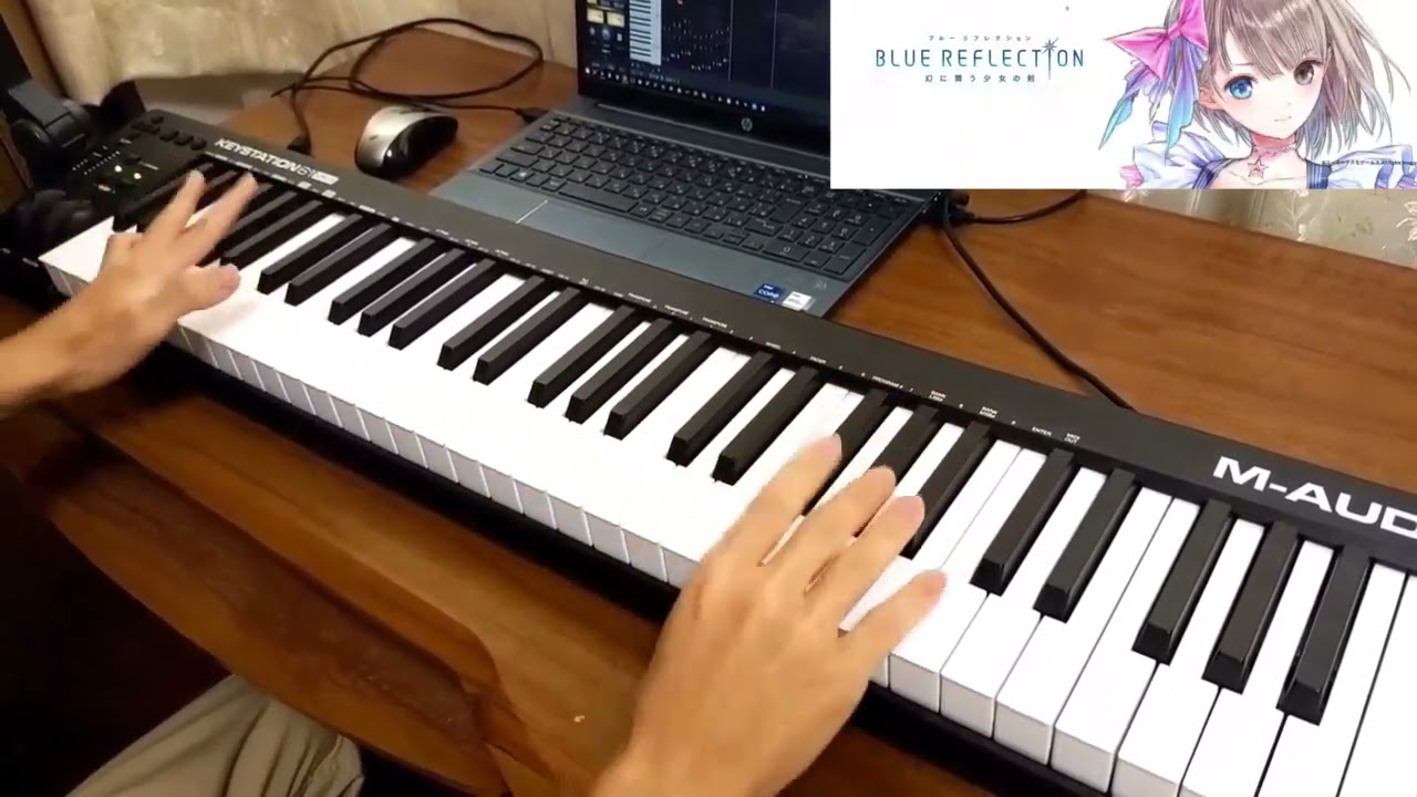 BLUE REFLECTION "DNF FW15C II" Piano Cover - YouTube