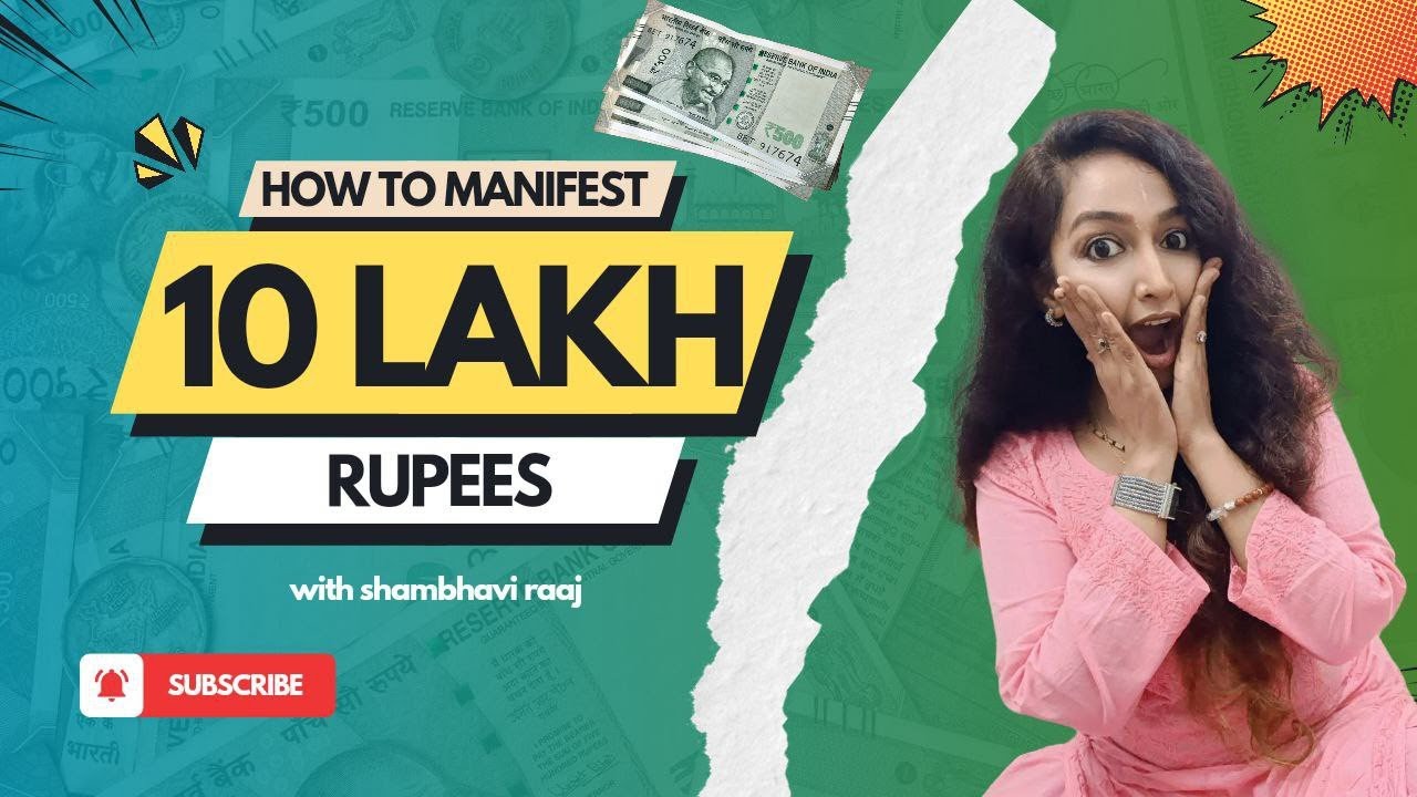 How to Manifest 10 Lakh Rupees🥰How to Manifest ONE Million Rupees ...