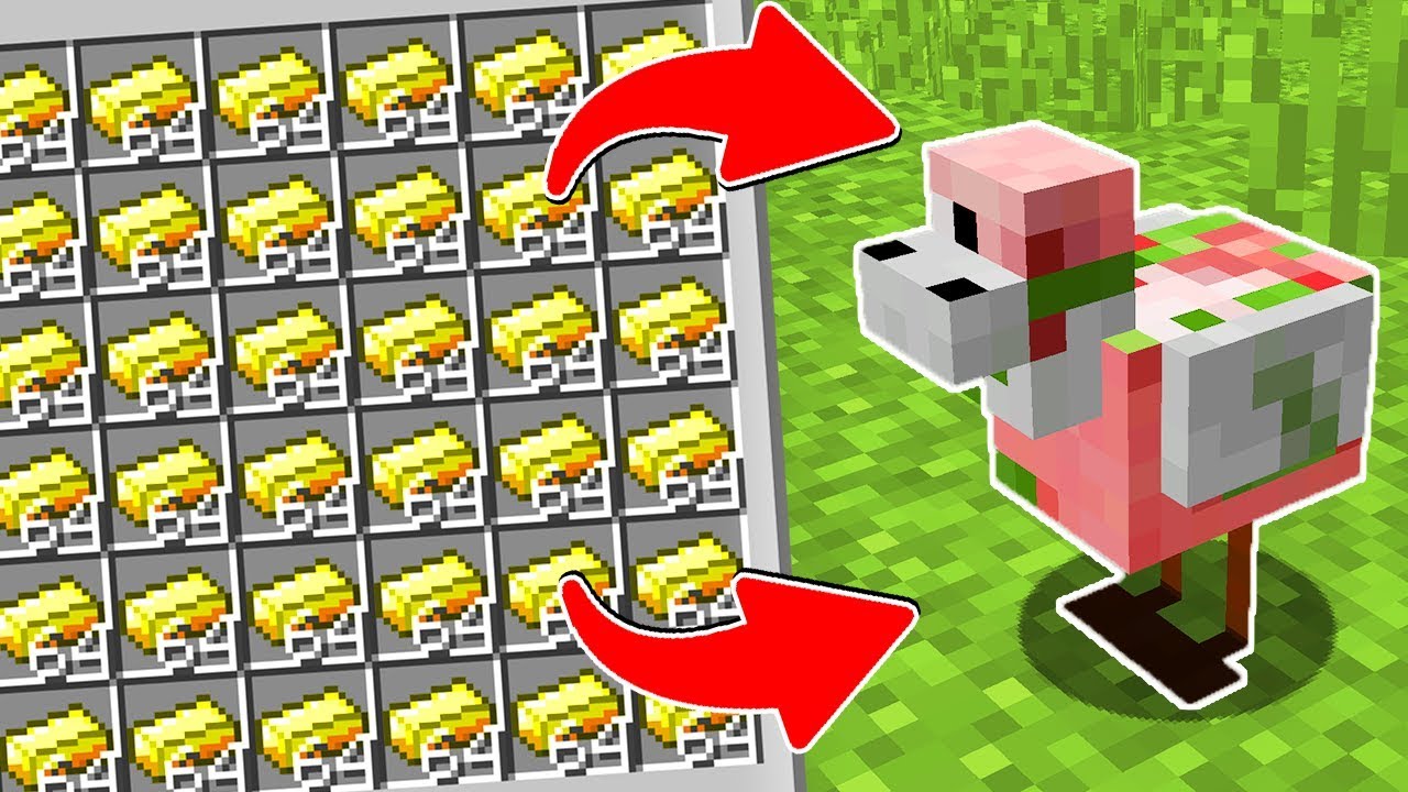 GALINHA DOS OVOS DE OURO NO MINECRAFT - YouTube