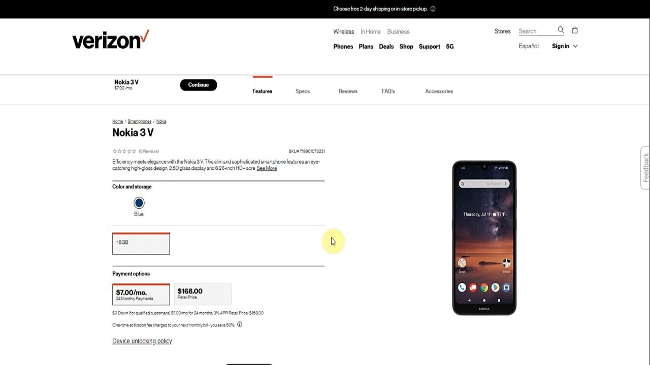 Nokia 3V | Verizon Wireless - YouTube