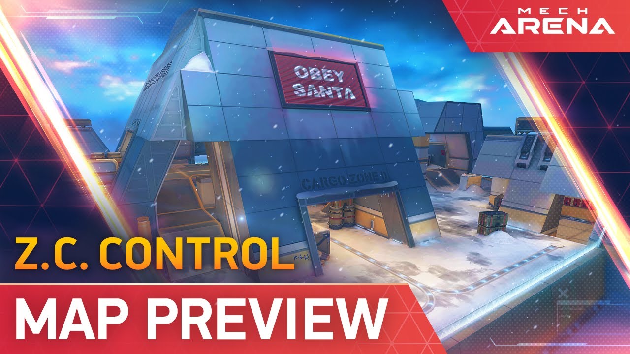 Map Preview: Z.C. Control | New Deathmatch 5v5 Map Trailer | Mech Arena ...