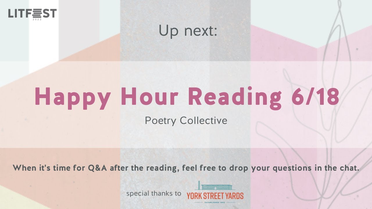 Happy Hour Reading: Poetry Collective - YouTube