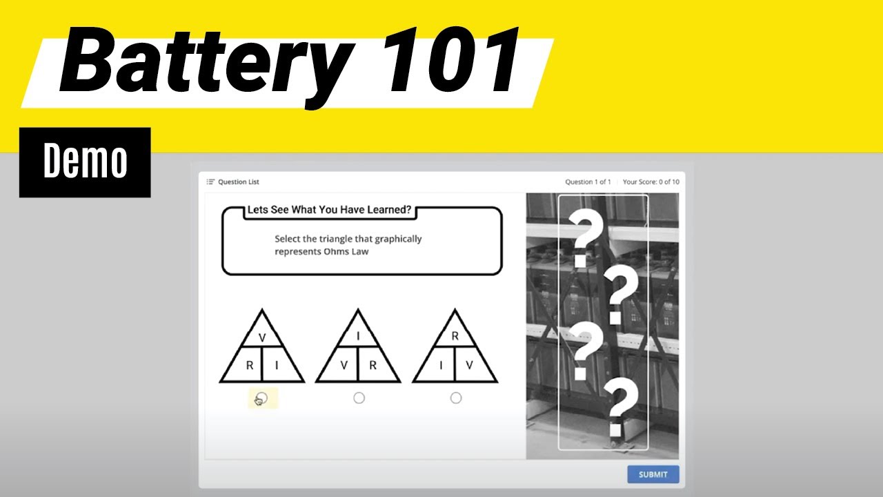 Battery 101 Demo - YouTube