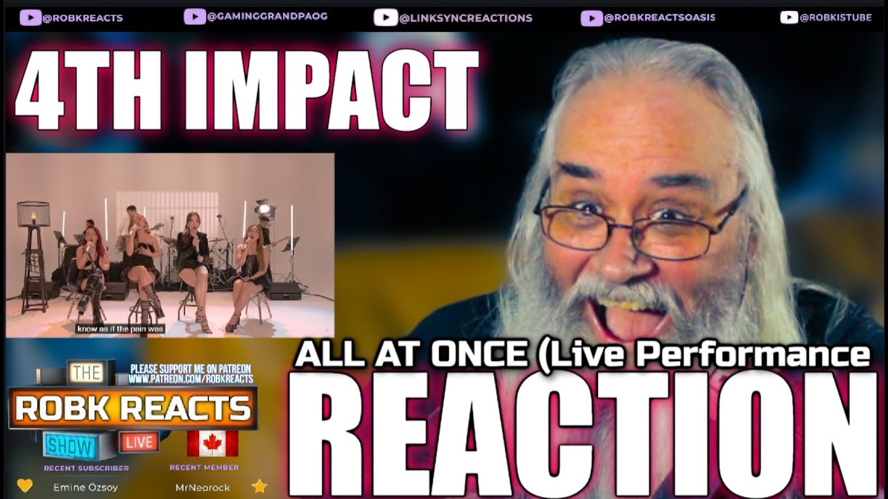 4TH IMPACT Reaction - ALL AT ONCE (Live Performance) - First Time ...
