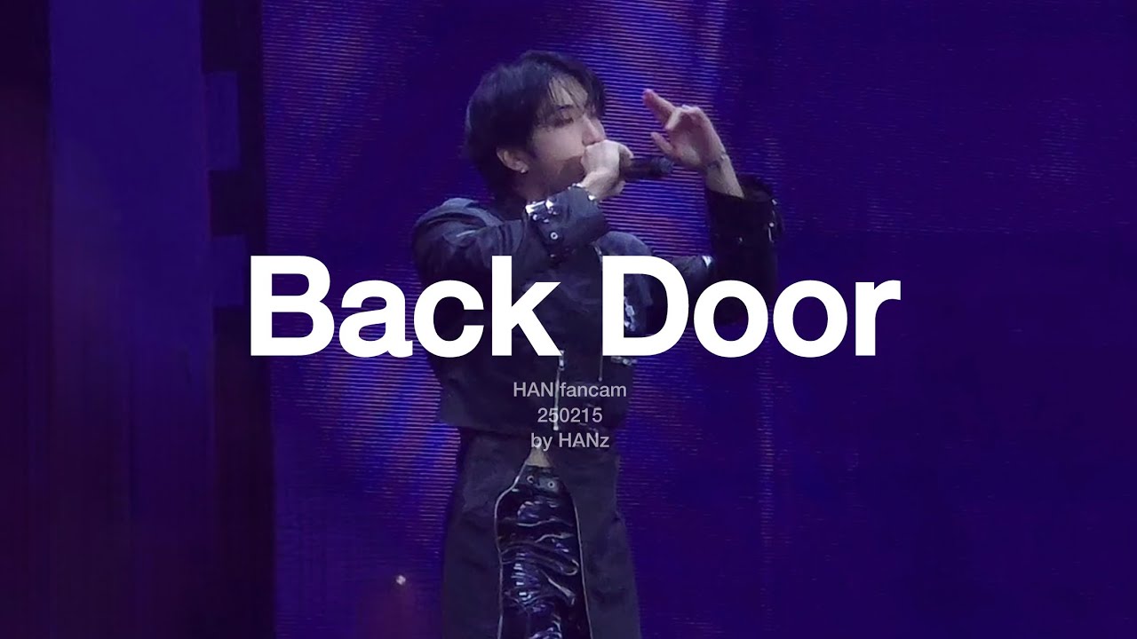 [4K] 250215 Stray Kids 5th fm - Back Door | Stray Kids HAN fancam 한 직캠 ...