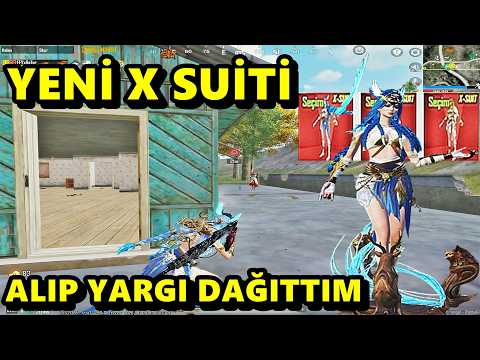 YENİ X SUİTİ ALIP YARGI DAĞITTIM ! MÜTHİŞ ŞANS BATUR GAME SOLO SQUAD PUBG MOBİLE