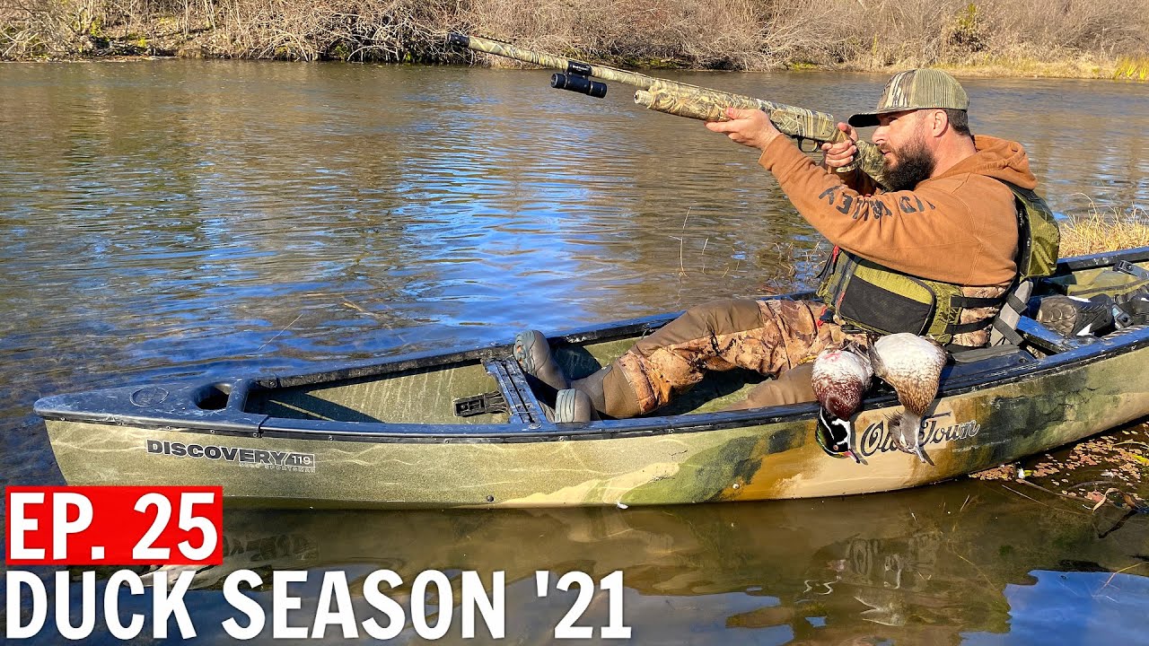 Duck Hunting - Kayak DUCK HUNT On A Small River - YouTube