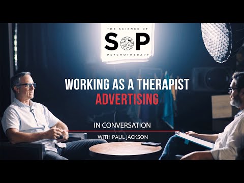 Working As A Therapist - Advertising with Paul Jackson