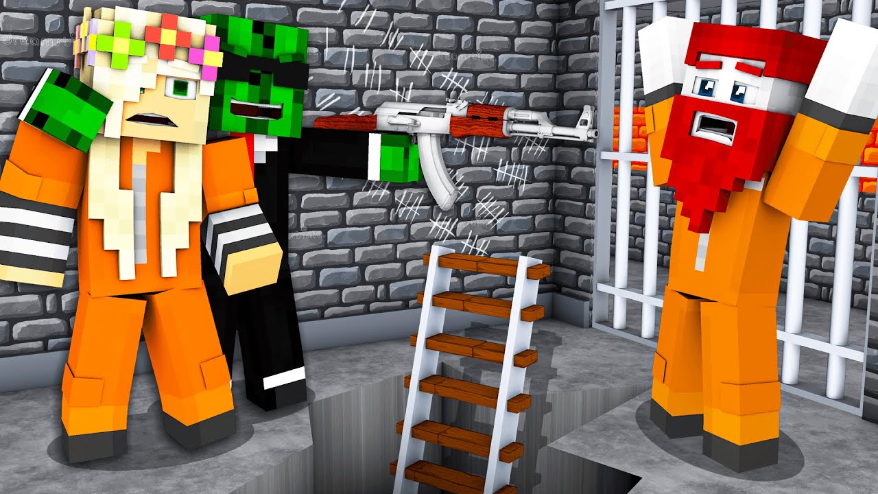 ELINA WIRD ENTFÜHRT im Minecraft Gefängnis - YouTube