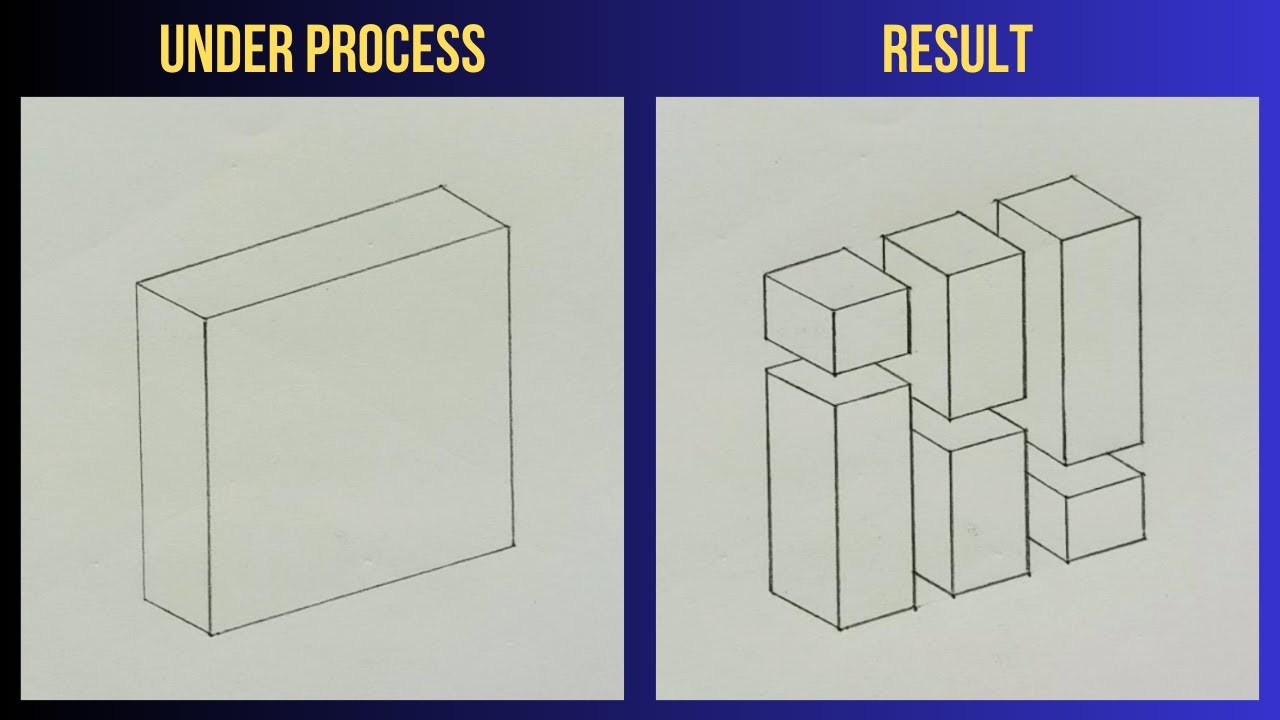 How to draw a 3d skyscraper? || Drawing 3D Building || Tangible Art ...