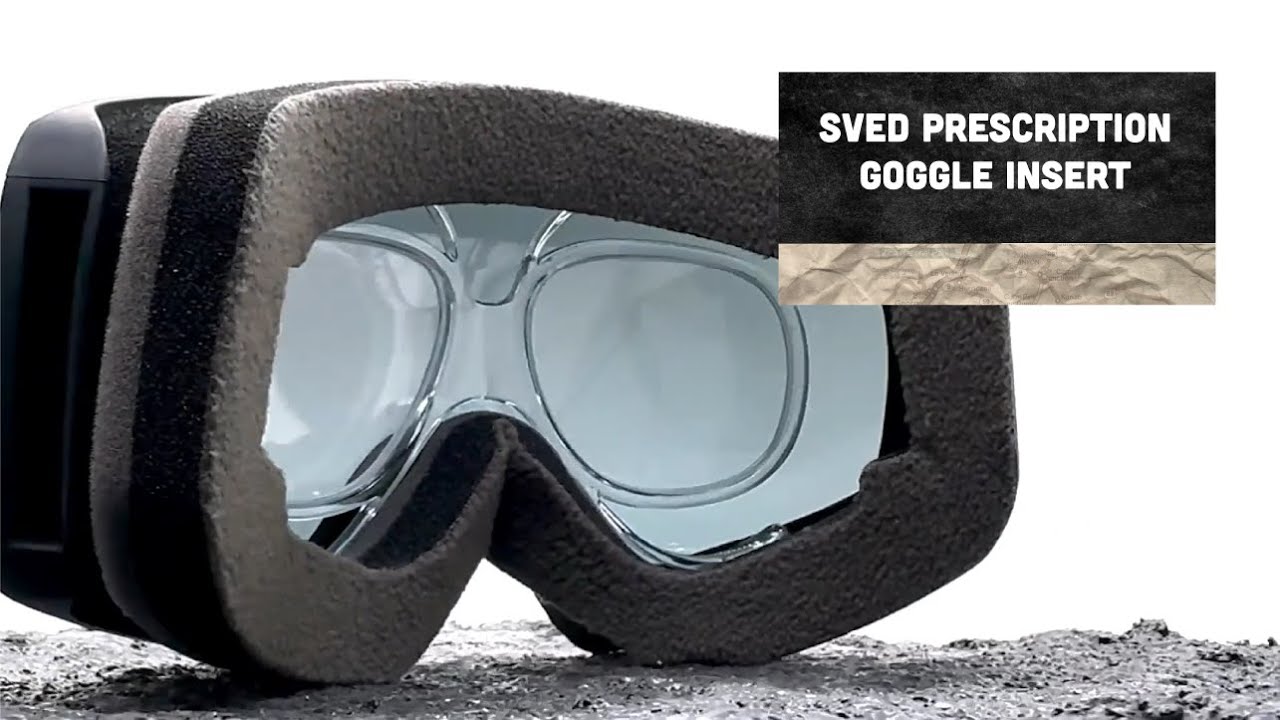 SVED Optical Prescription Goggle Insert with Snow Goggle | Overview ...