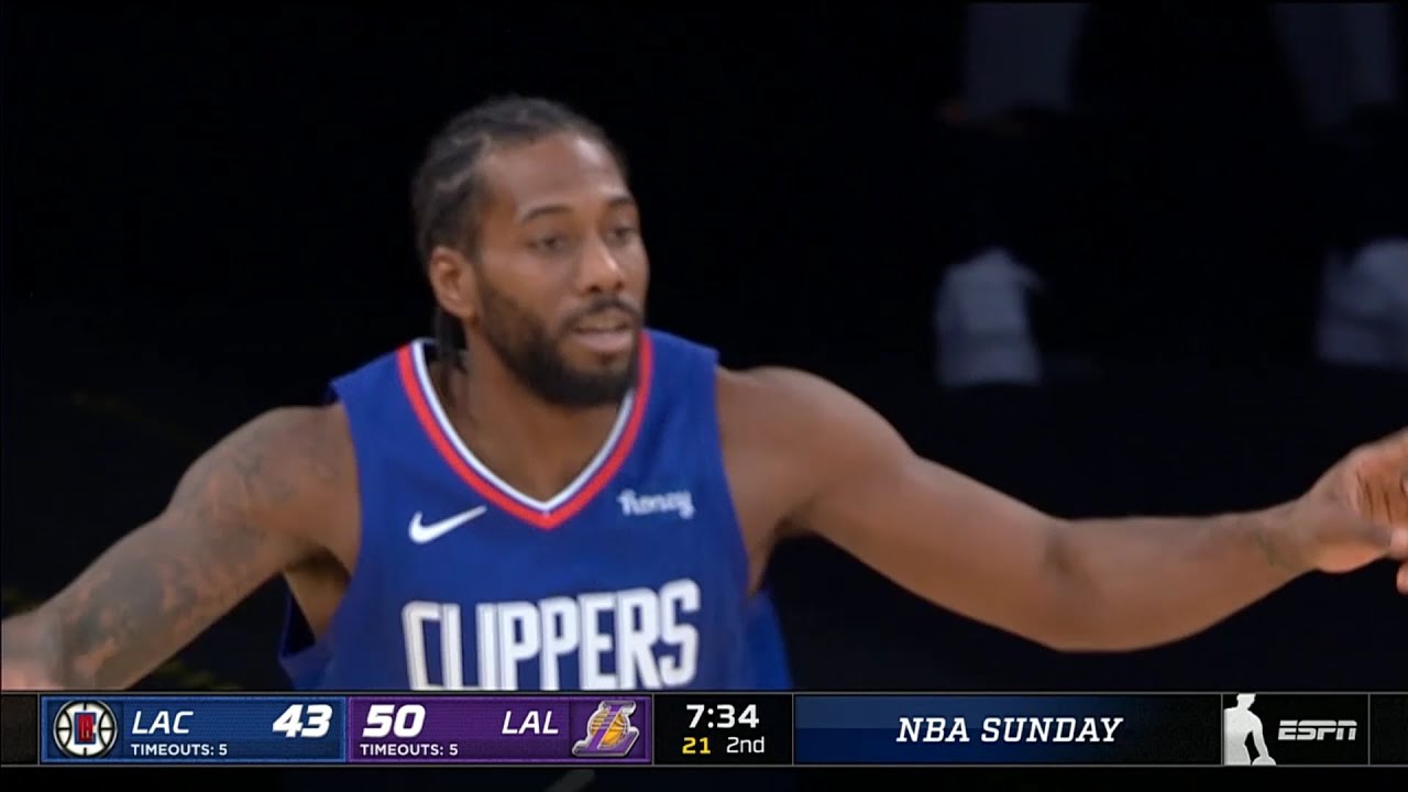 Los Angeles Lakers vs LA Clippers Highlights 1st Half | 2020-21 NBA ...