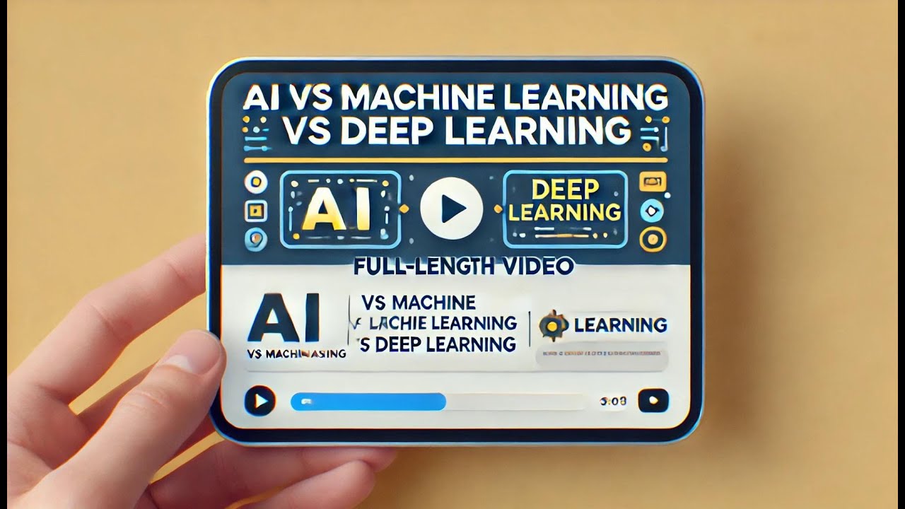 The Difference Between AI, Machine Learning, and Deep Learning! - YouTube