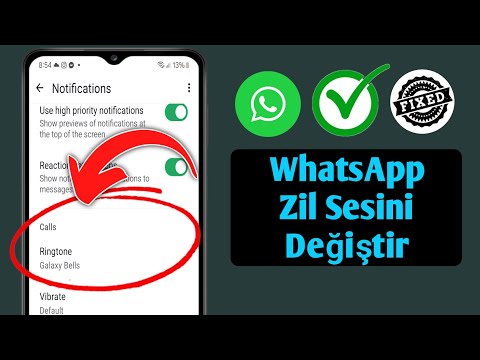 WhatsApp Zil Sesi Nasıl Değiştirilir | WhatsApp Arama Zil Sesi Nasıl Değiştirilir