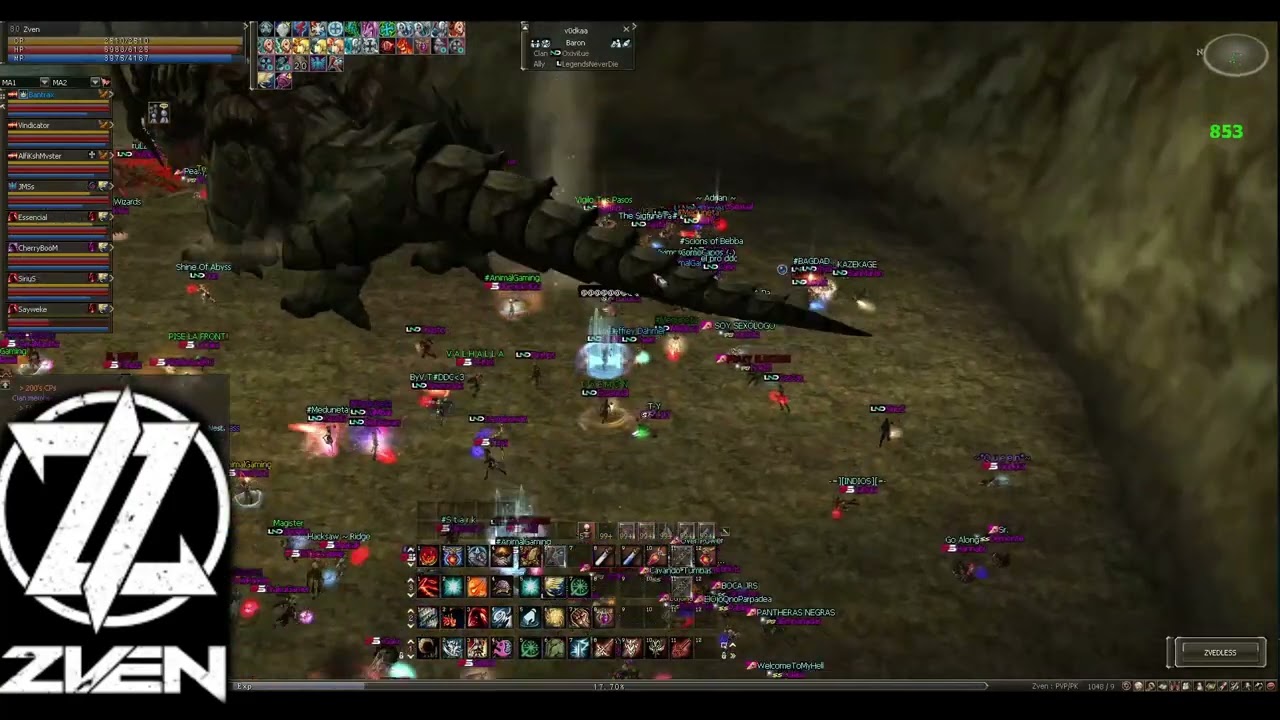 L2 Sudamérica | Antharas full picado a 1-5 FPS | LegensNeverDie - YouTube