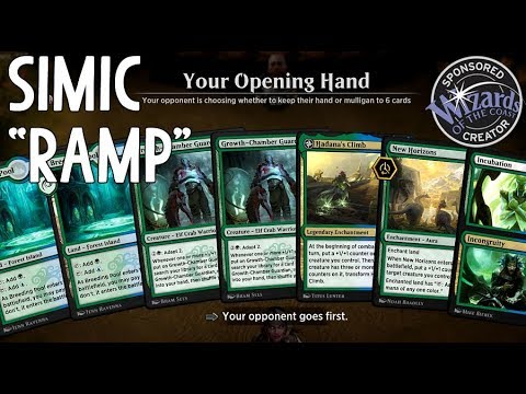 Magic Arena RNA Early Access Event | Simic Adept / Ramp (sponsored ...
