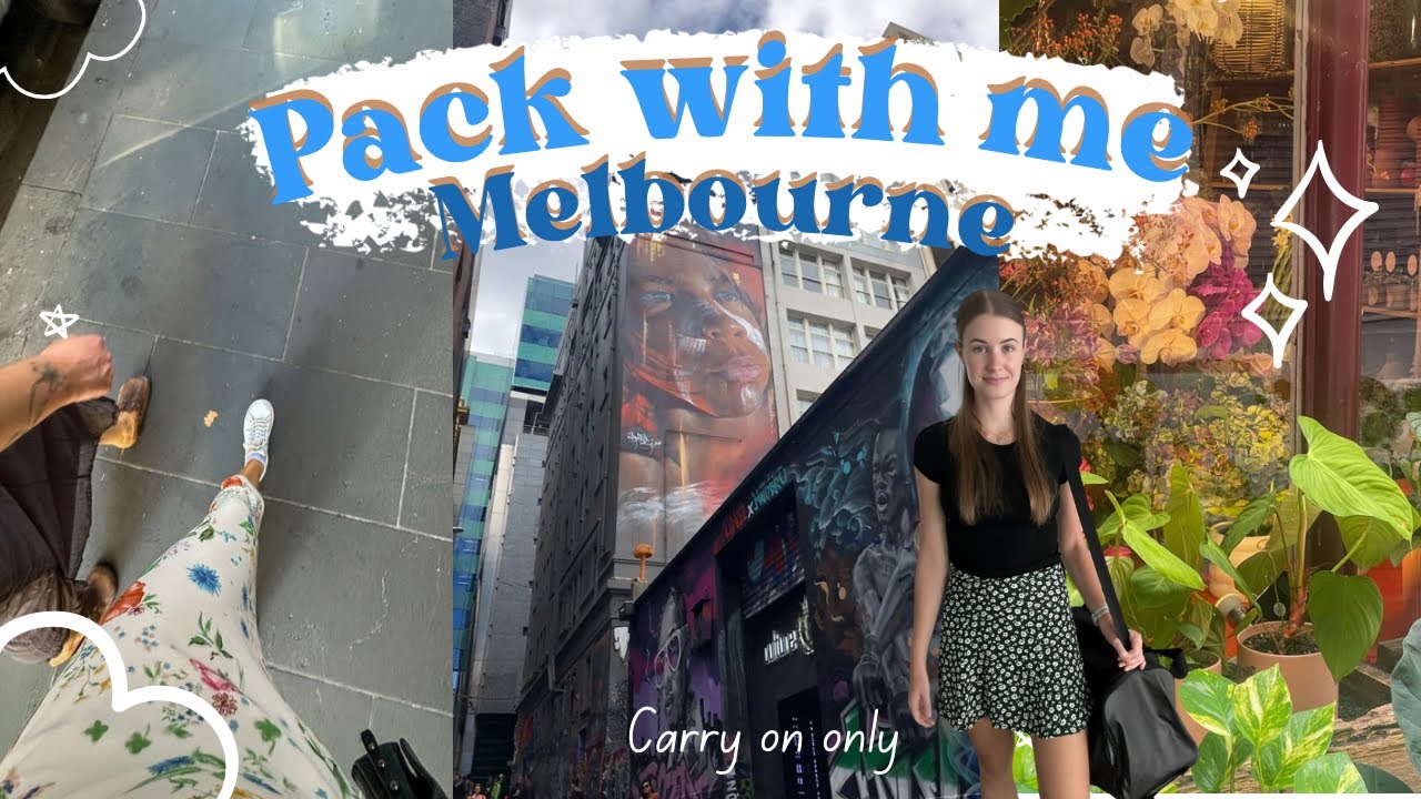 PACK WITH ME - packing for Melbourne carry on only - YouTube