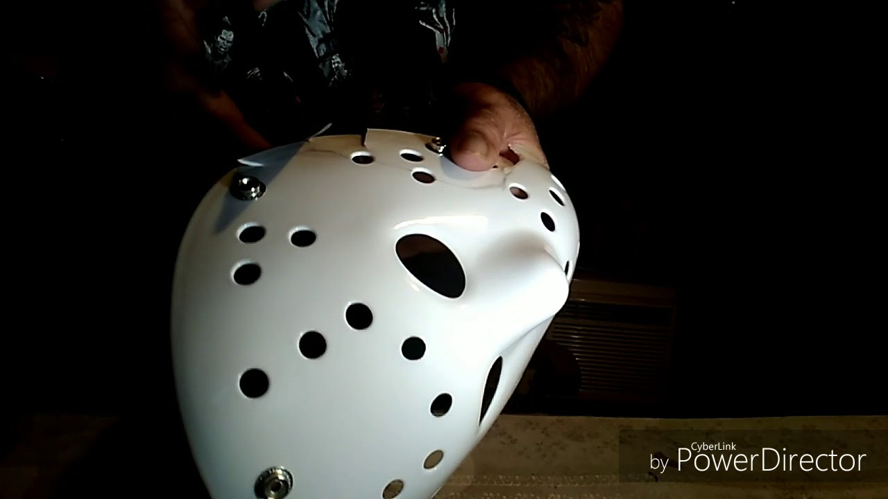 How to make a Friday the 13th part 7 hockey Mask - YouTube