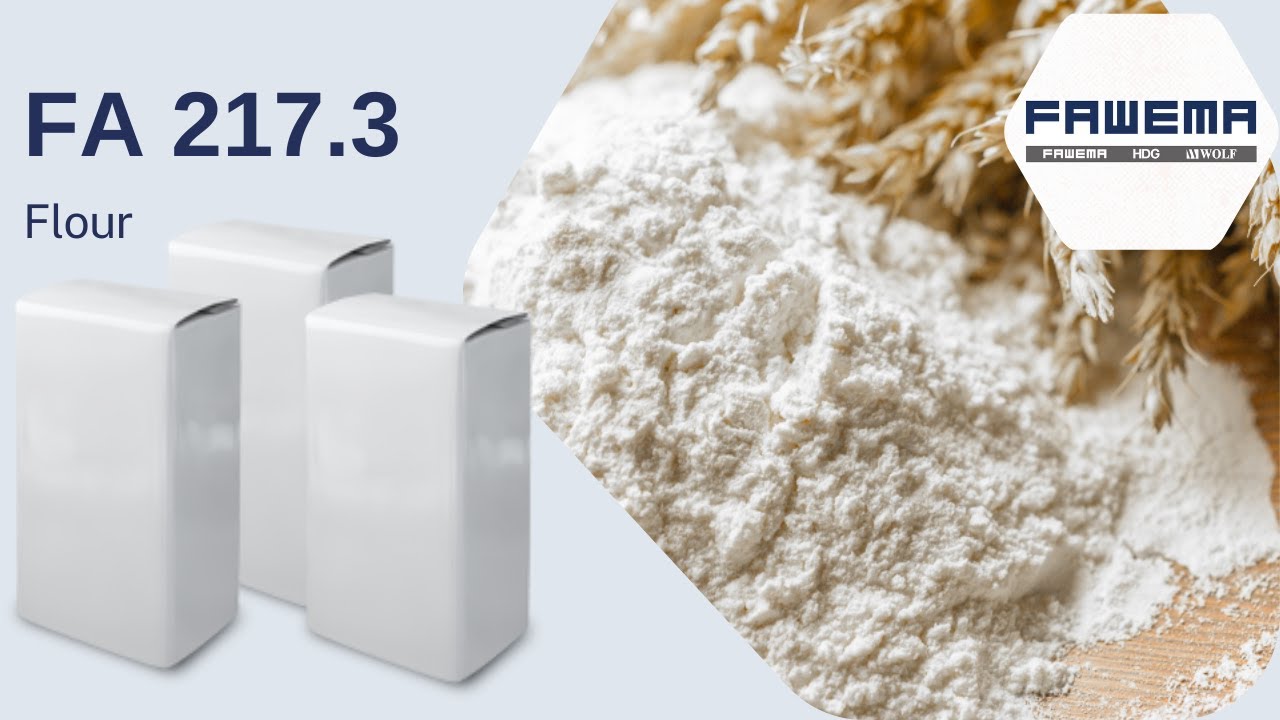 Fawema Packaging Machine FA 217.3 for flour - YouTube