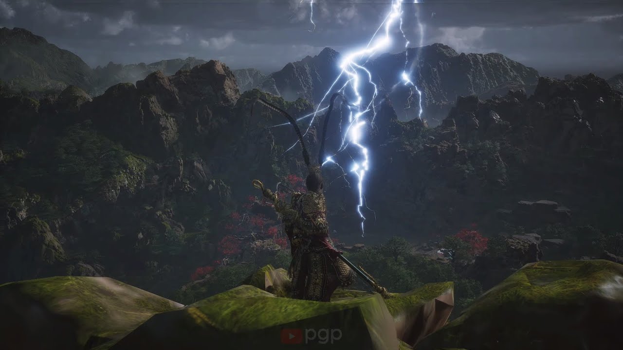 Black Myth Wukong - Jumping from the HIGHEST Mountain in Chapter 6 ...