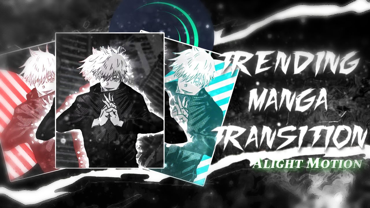 Trending manga transition ( like haiko ) | Alight Motion - YouTube